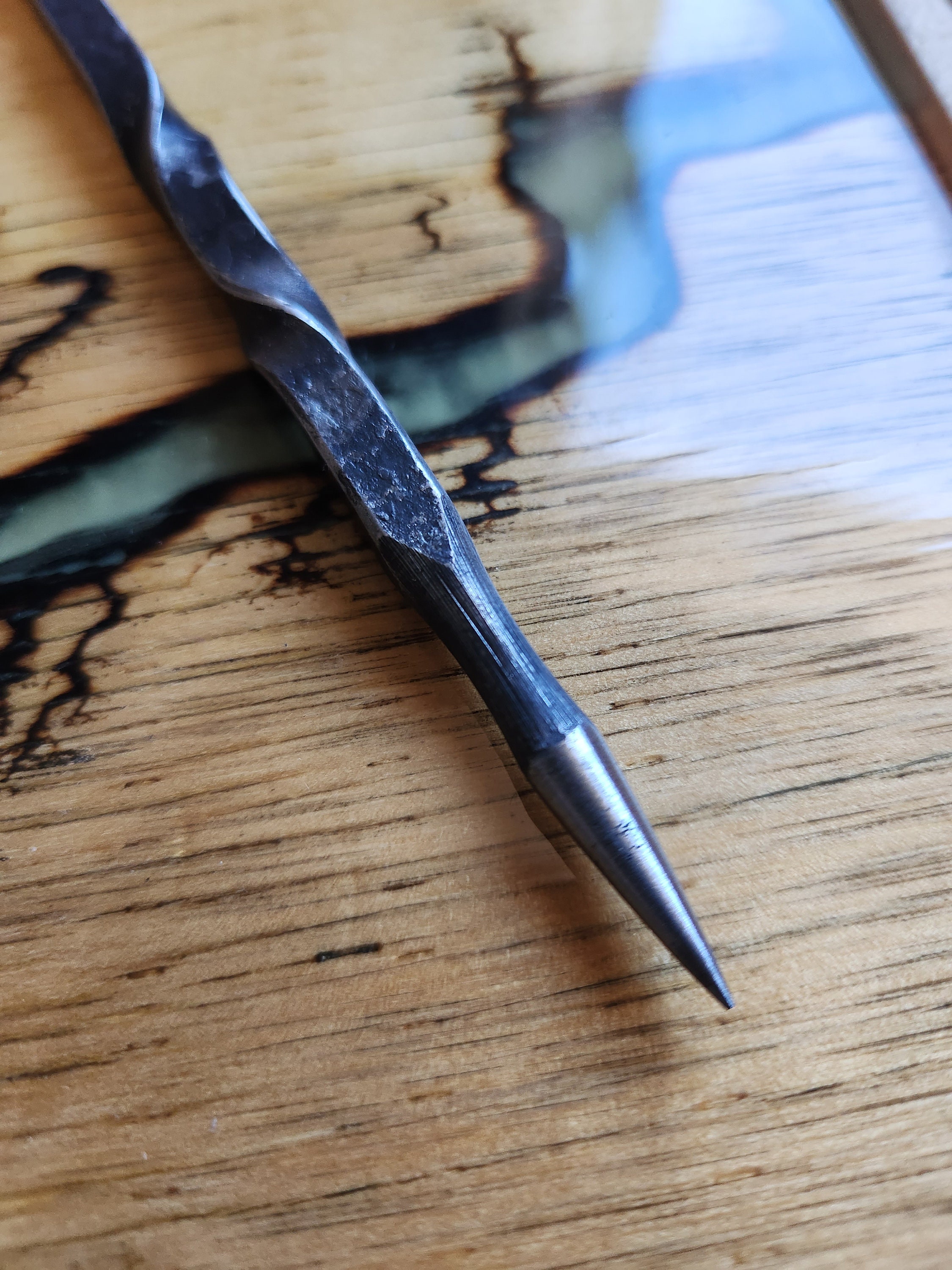 Hand Forged Center Punch Scribe Tool Etsy