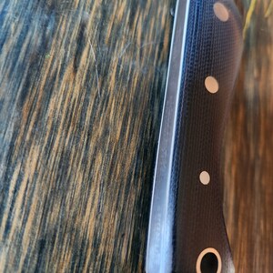 Blue Micarta Skinning Knife Hand Forged - Etsy