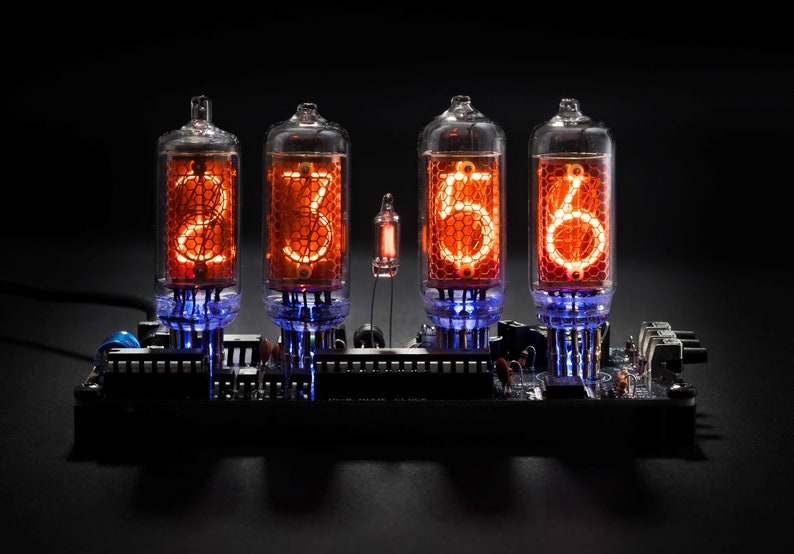 4 Tube IN-8 Nixie Tube Clock KIT DIY. No Tube. - Etsy