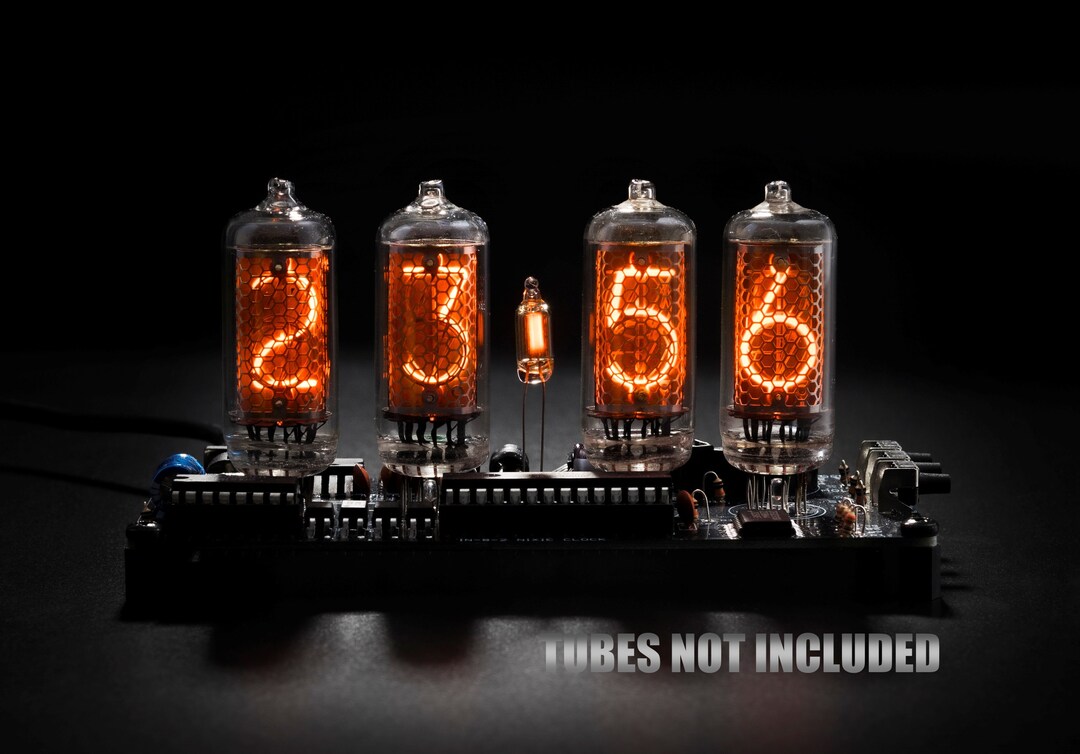 4 Tube IN-8-2 Nixie Tube Clock KIT DIY. No Tube. - Etsy
