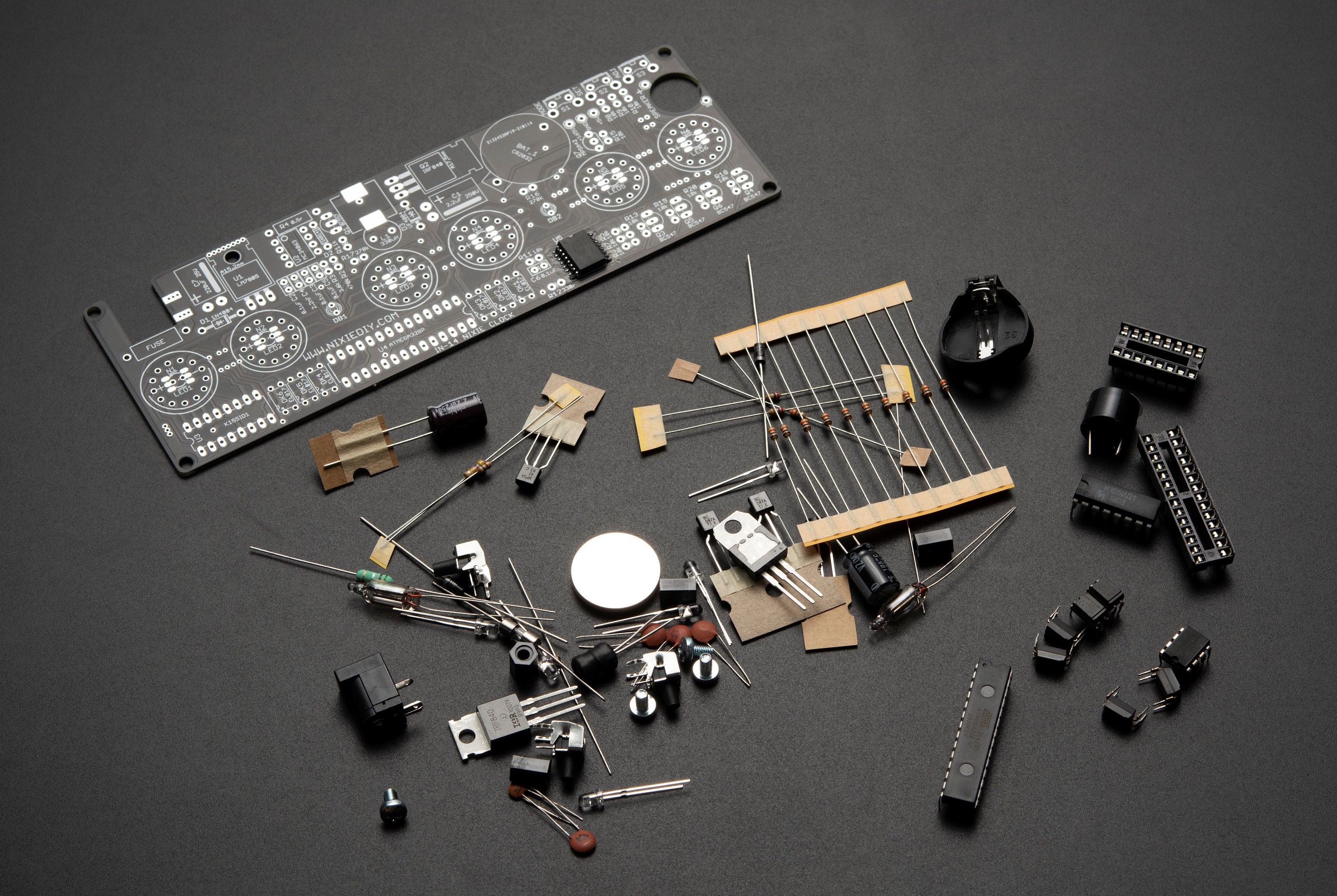 IN-14 Nixie Tube Clock KIT DIY. No Tube. - Etsy