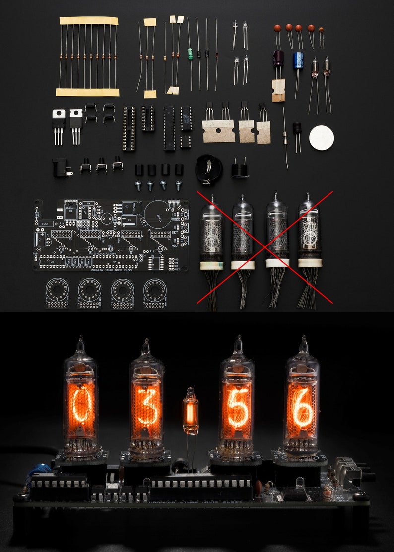 Modular Nixie Tube Clock KIT - Etsy