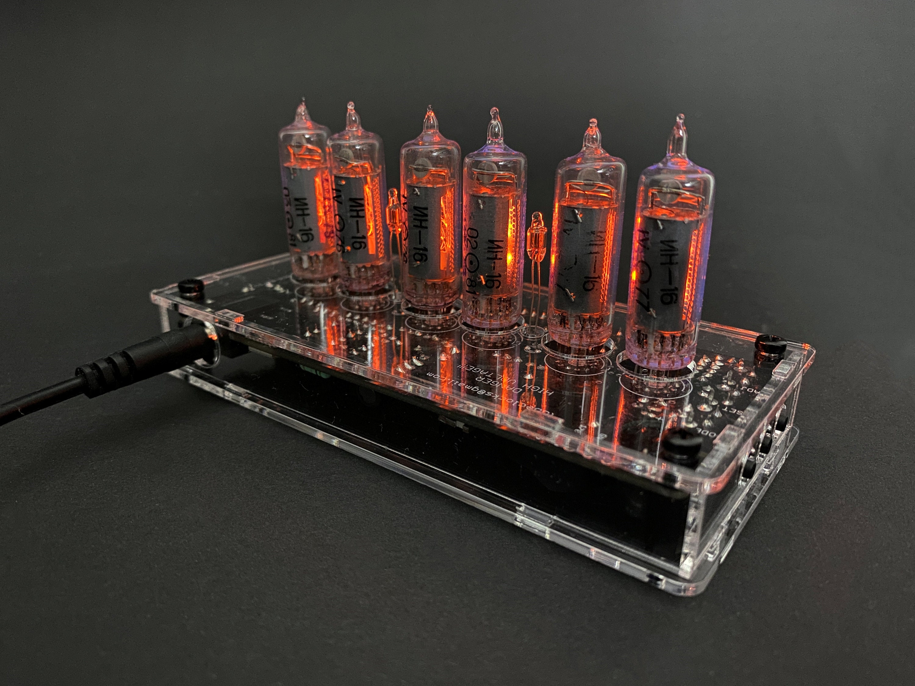 IN-16 Nixie Tube Clock KIT DIY. No Tube. - Etsy