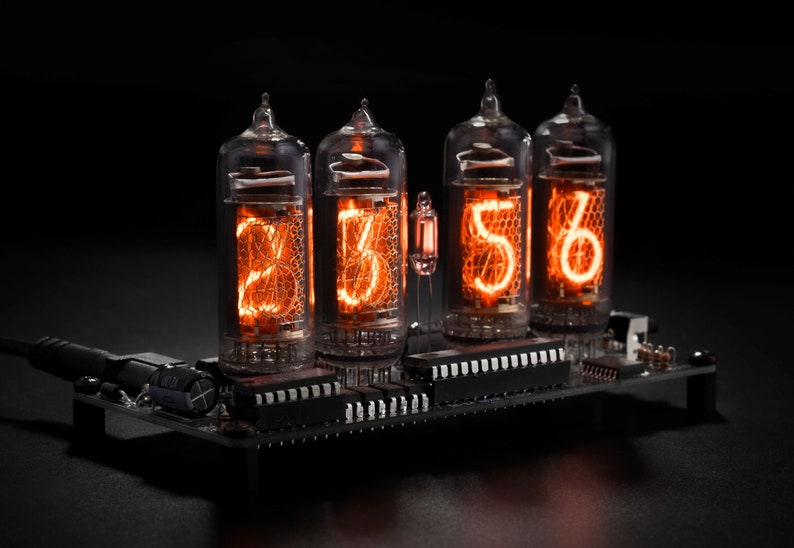 4 Tube IN-14 Nixie Tube Clock KIT DIY. No Tube. - Etsy