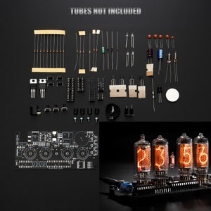 4 Tube IN-8 Nixie Tube Clock KIT DIY. No Tube. - Etsy