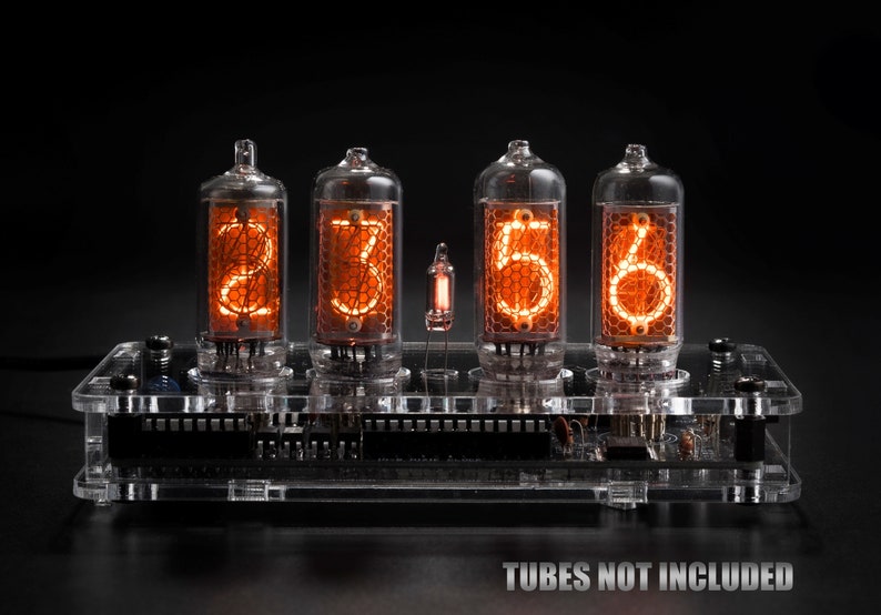 4 Tube IN-8 Nixie Tube Clock KIT DIY. No Tube. - Etsy