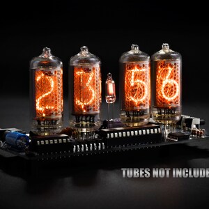 4 Tube IN-8-2 Nixie Tube Clock KIT DIY. No Tube. - Etsy