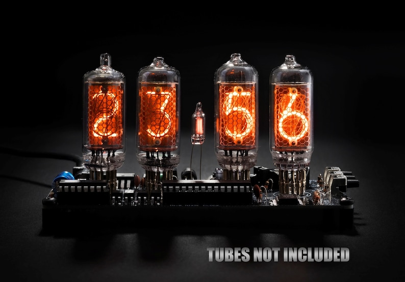 4 Tube IN-8 Nixie Tube Clock KIT DIY. No Tube. - Etsy