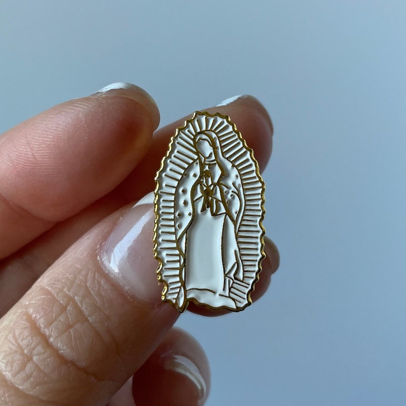 Virgin Mary Pin - Etsy