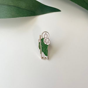 St. Jude Enamel Pin | San Judas Tadeo Pin | San Juditas | Catholic ...