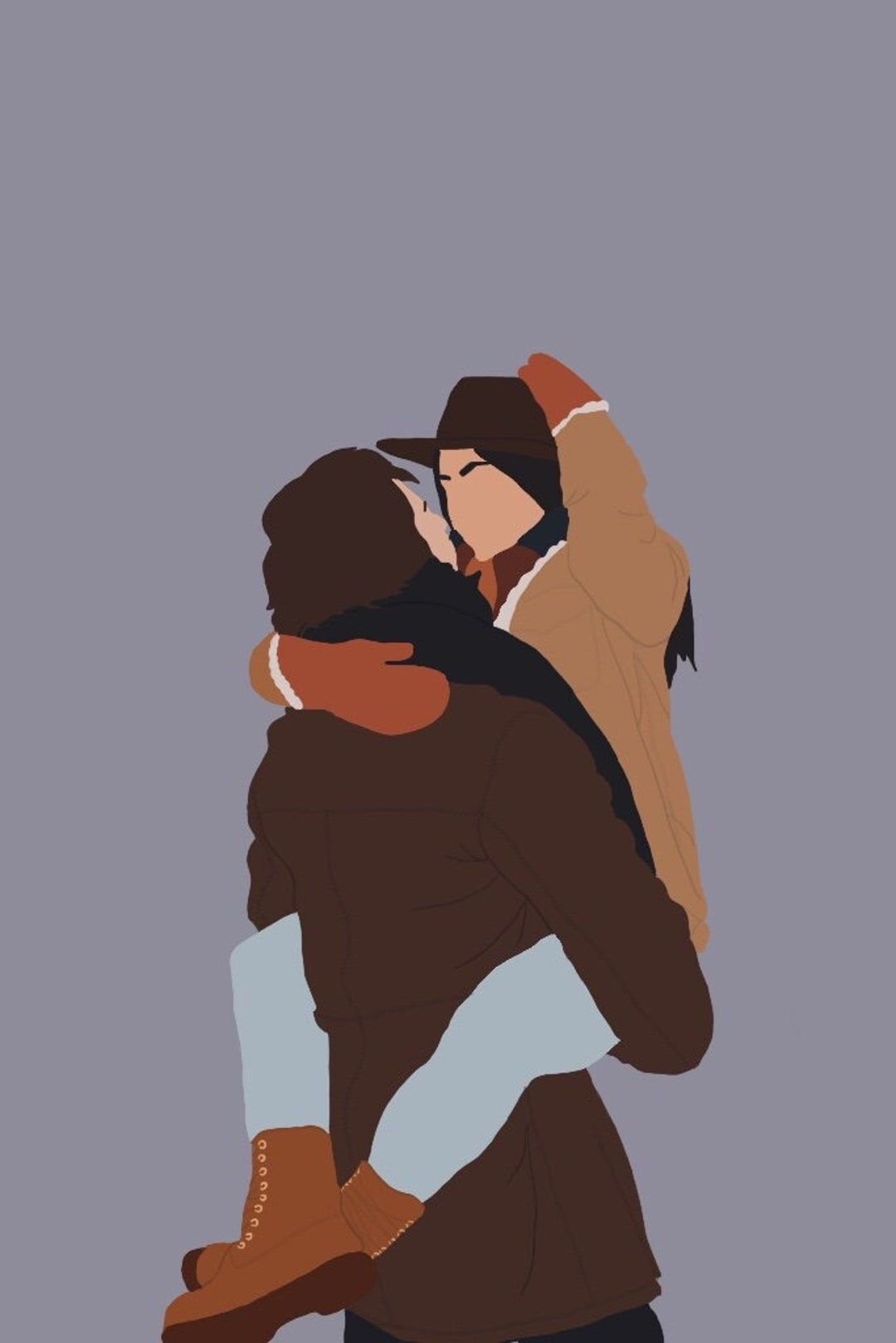 Portrait for Couples, Significant Other Gift, Digital Portrait From ...