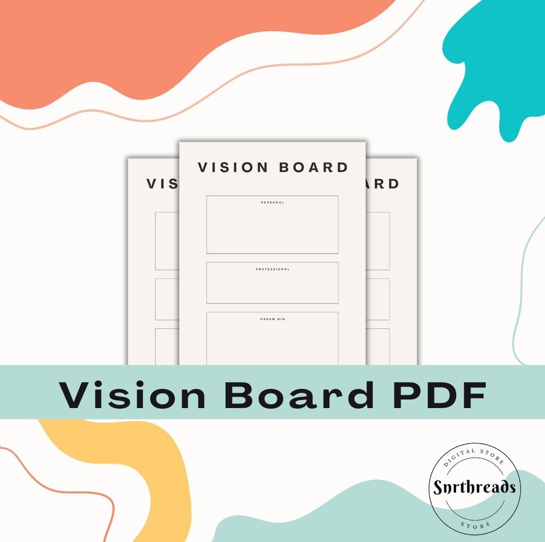 Vision Board Personalized Tool for Clarity and Goal Achievement ...