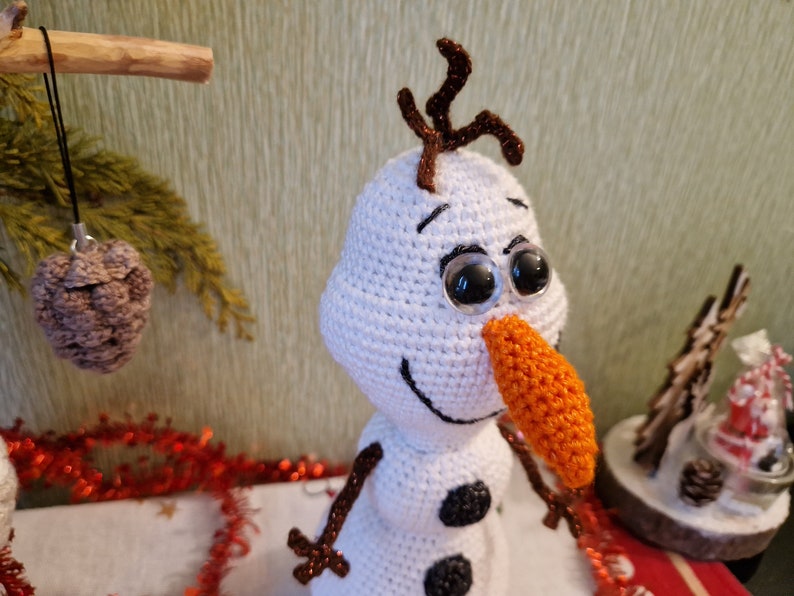 Snowman Olaf frozen, 22 Cm High, Amigurumi, Crochet Toy, Gift ...