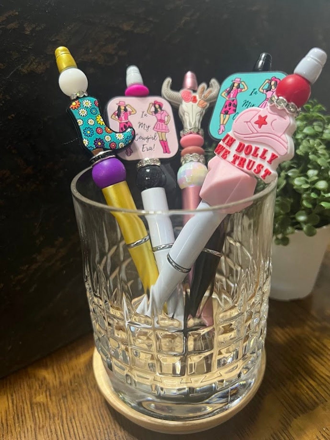 Cowgirl / Western Themed Custom Made Beaded Pens - Etsy