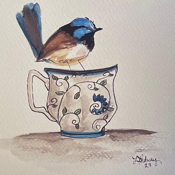 Wren Painting - Etsy