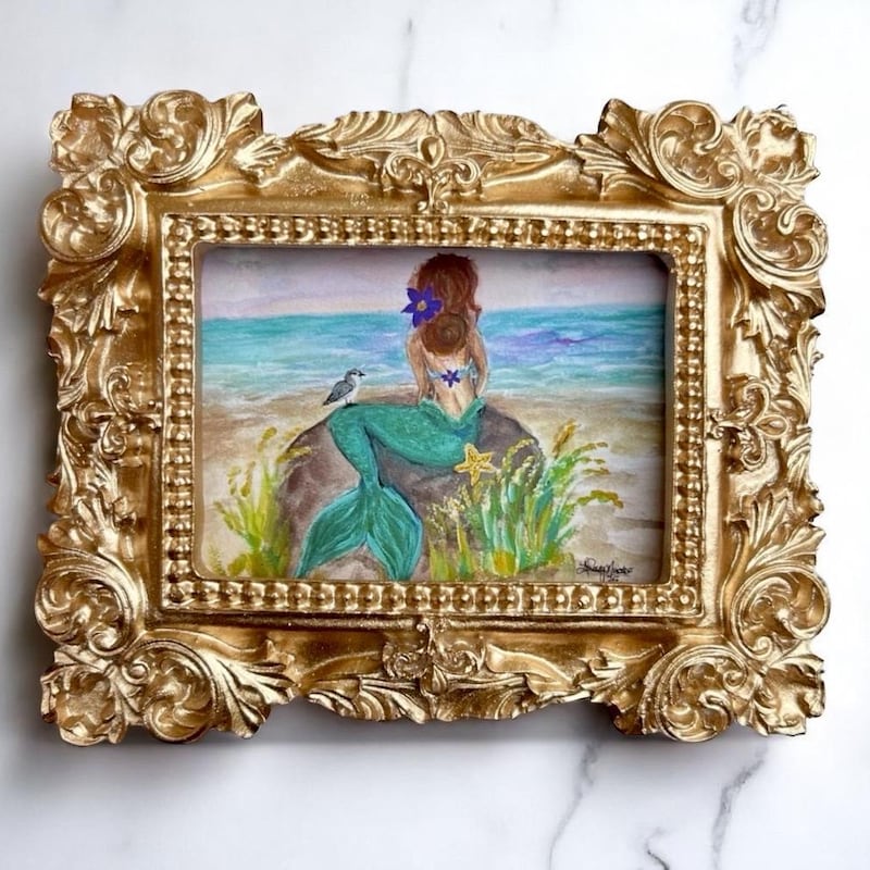 Mermaid Painting Dress - Etsy