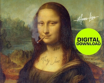 Altered Mona Lisa - Etsy