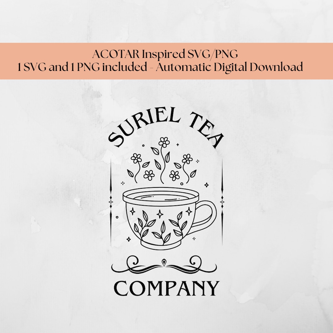 Suriel Tea Co. ACOTAR SVG: Feyre Archeron Design (digital Download) - Etsy