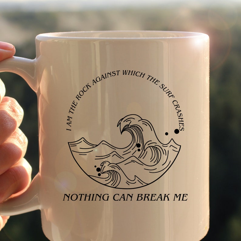I Am the Rock Against Which the Wave Crashes ACOTAR SVG Digital ...