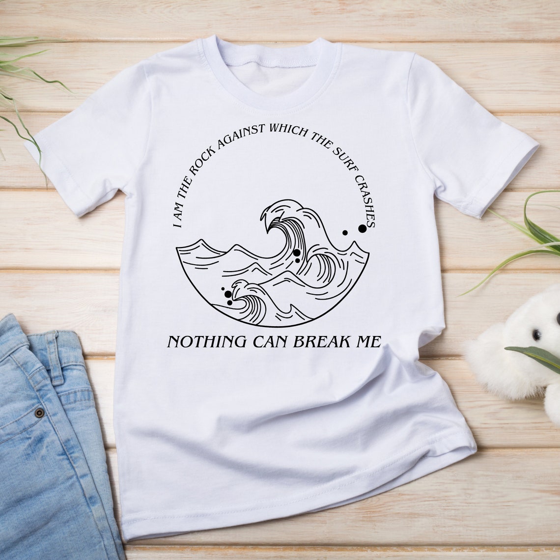 I Am the Rock Against Which the Wave Crashes ACOTAR SVG Digital ...