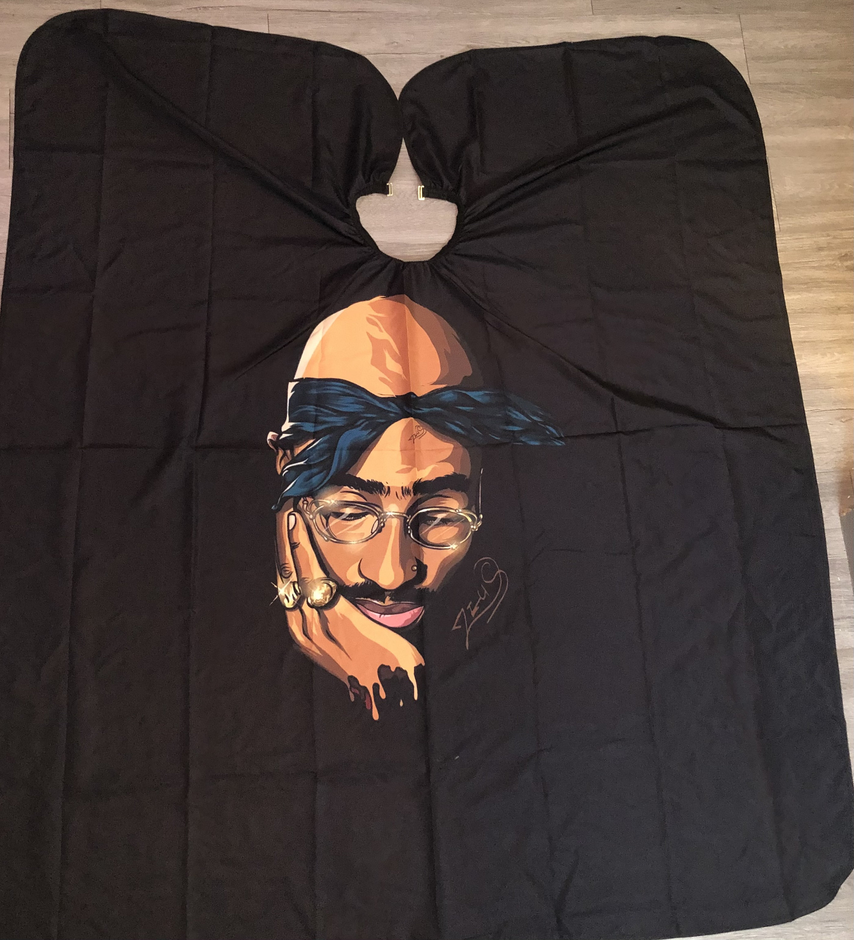 Raper 2PAC Barber Cape - Etsy