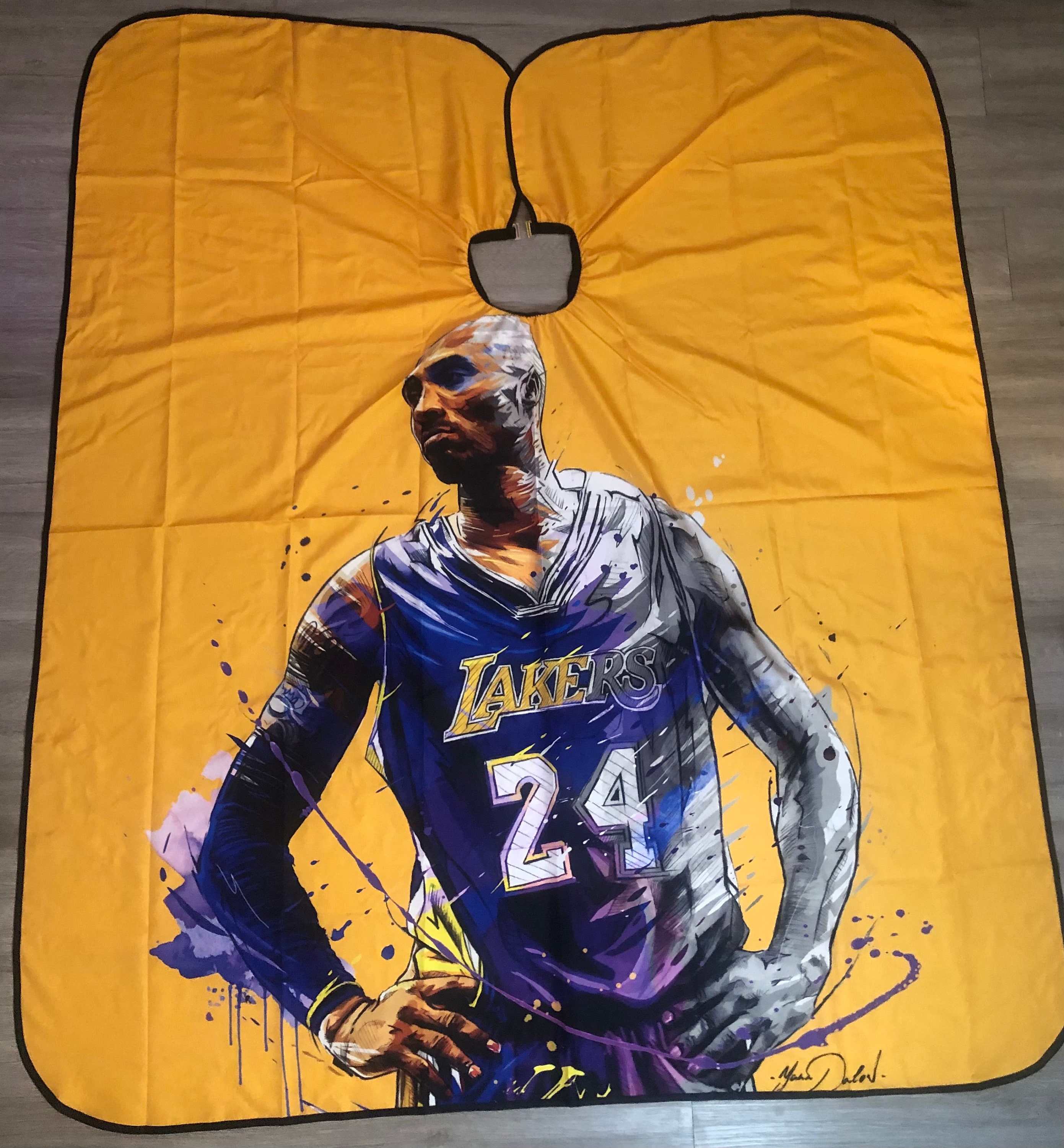 Kobe Bryant GOAT Barber Cape - Etsy