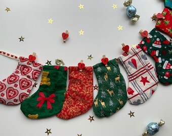 Scandinavian Stocking Advent Calendar - Etsy UK