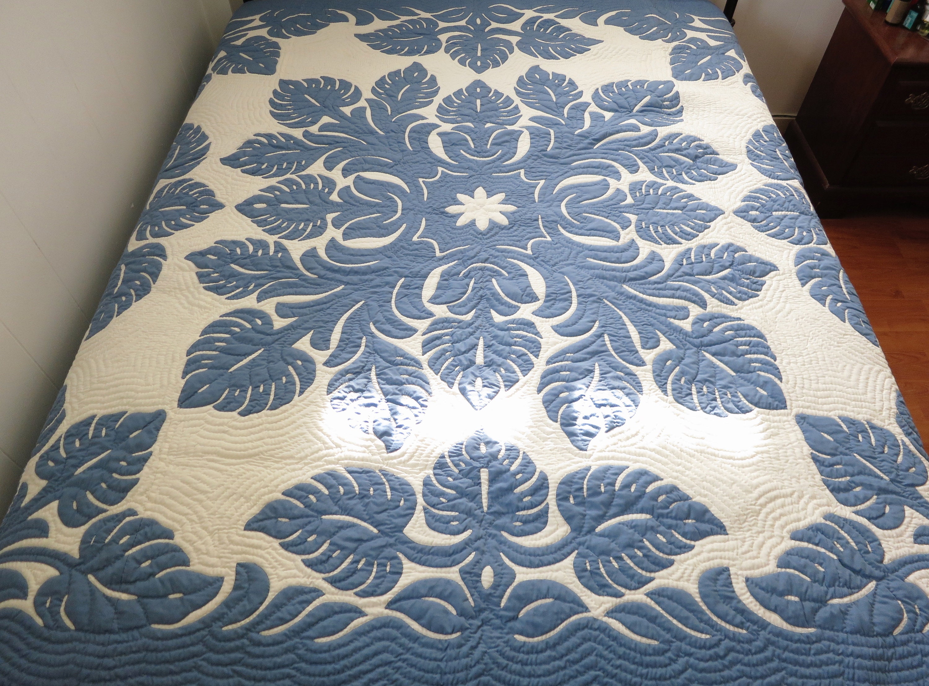 Hawaiian Quilts 100% Hand Quilted/hand Appliqued Full/queen - Etsy