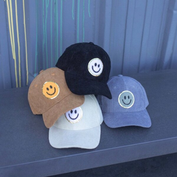 Smiley Face Baseball Hat - Etsy