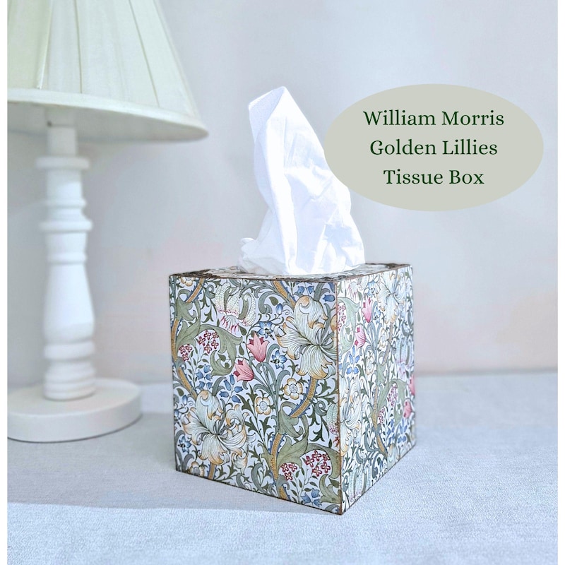 Pink and Gold Tissue Box - Etsy UK