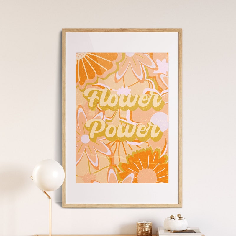 Flower Power Art - Etsy