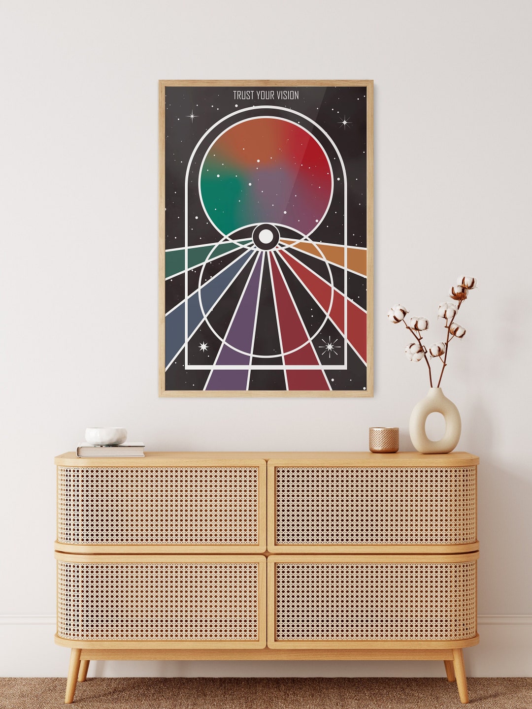 Spiritual Art Poster, Psychedelic Art Decor, Consciousness Art ...