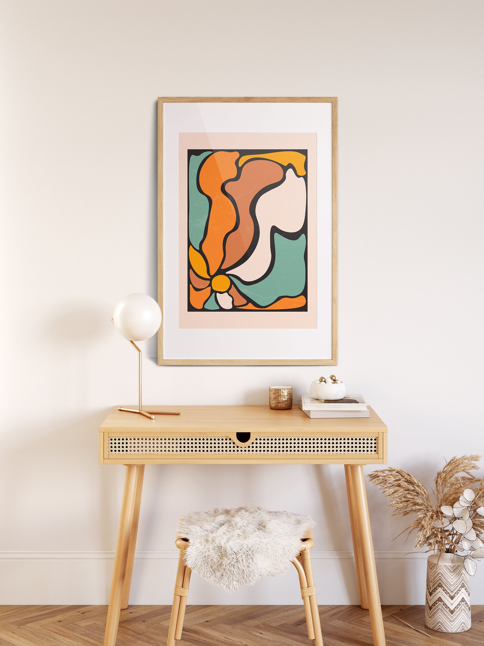 70s Wall Art Print Abstract Retro Poster Printable Wall Art - Etsy