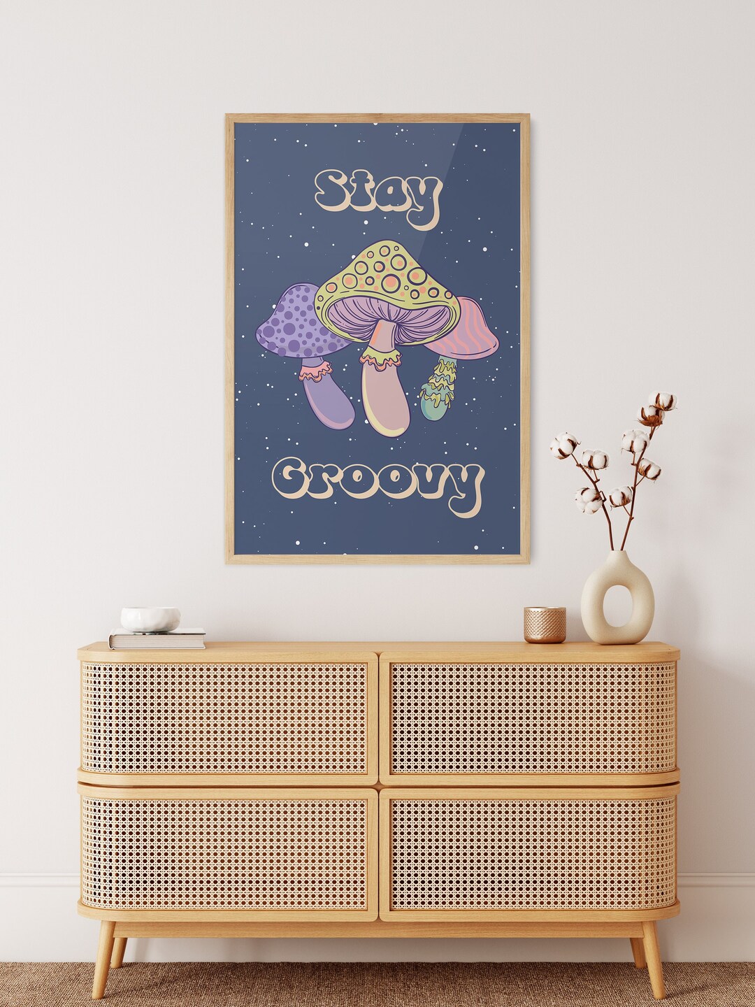 Stay Groovy Wall Art Print, Groovy Poster, 70s Retro Art Print ...