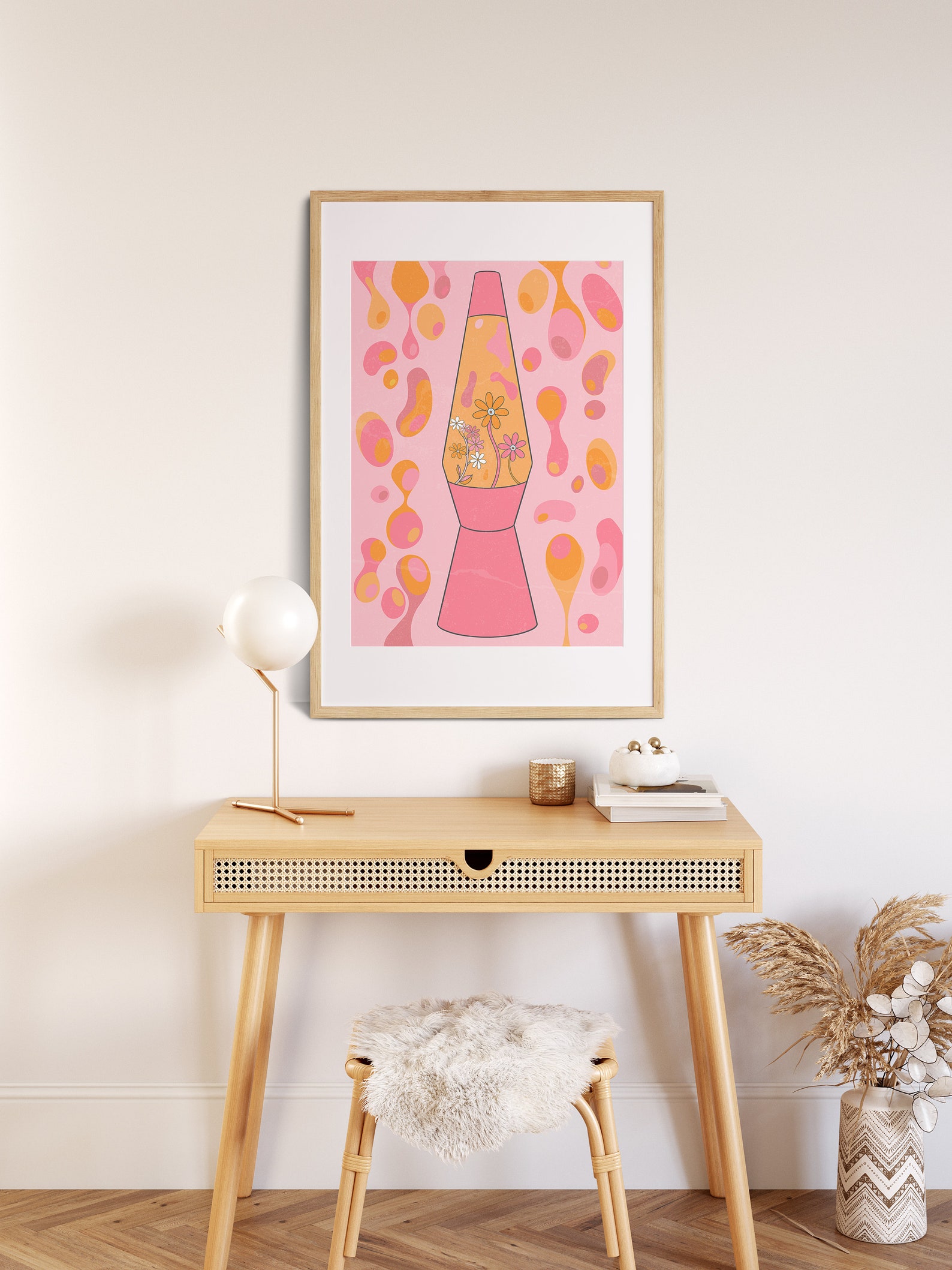 Lava Lamp Wall Art Print Groovy Poster Psychedelic Print - Etsy