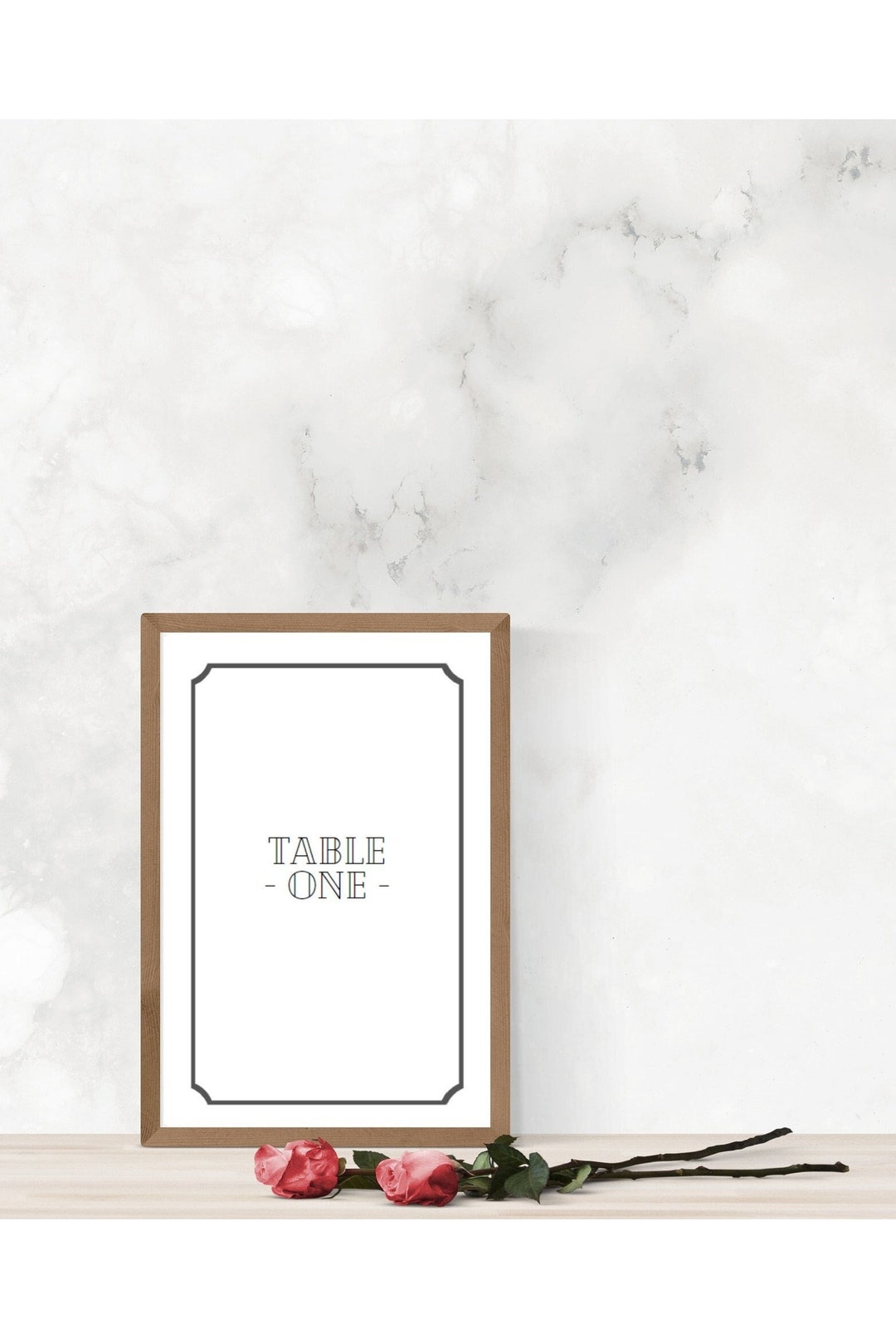 Simple and Modern Printable Wedding Table Numbers 1-30, Instant ...