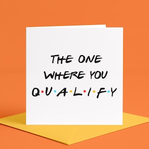 congratulations on qualifying