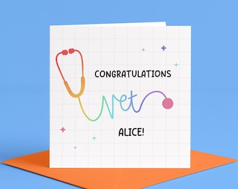 Unique Vet Graduation Gift - Congratulations Card, DVM, Veterinary ...