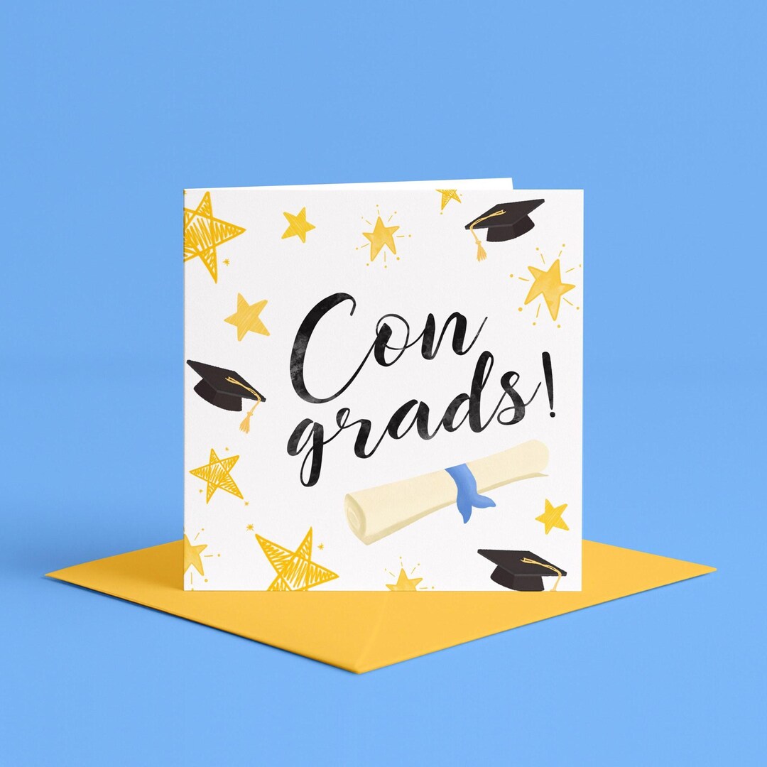 Congradulations Card | Congratulations on Graduating Card, Uni Complete ...