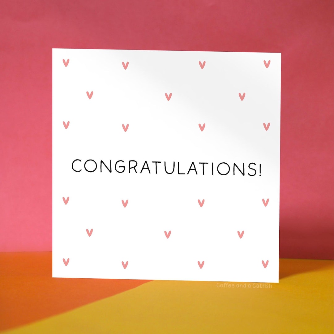 Simple Congratulations Card Congratulations Loved One, Congratulations ...