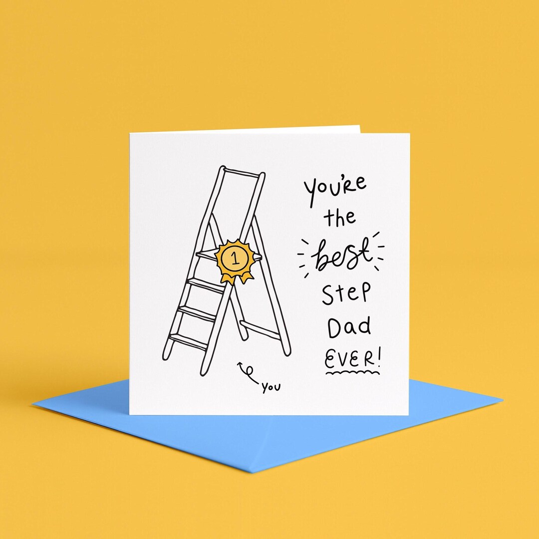 Best Stepdad Ever Card | Best Step Dad Birthday Card, Best Step Dad ...