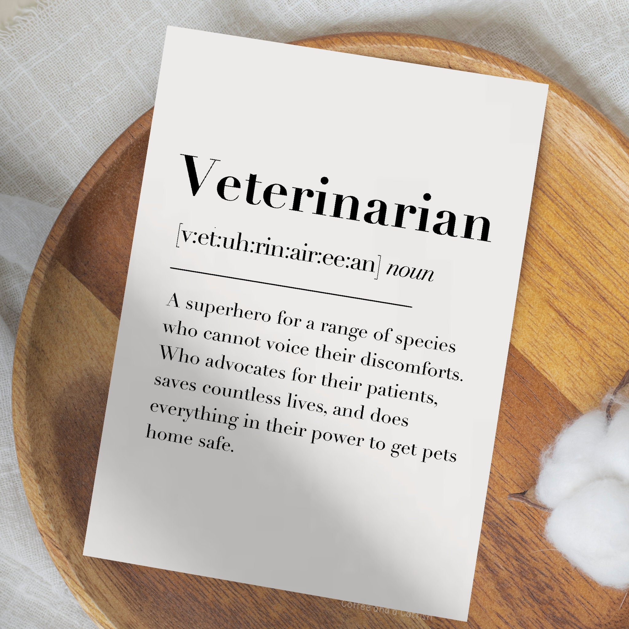 Vet Definition Print | Veterinarian Definition Print, DVM Definition ...
