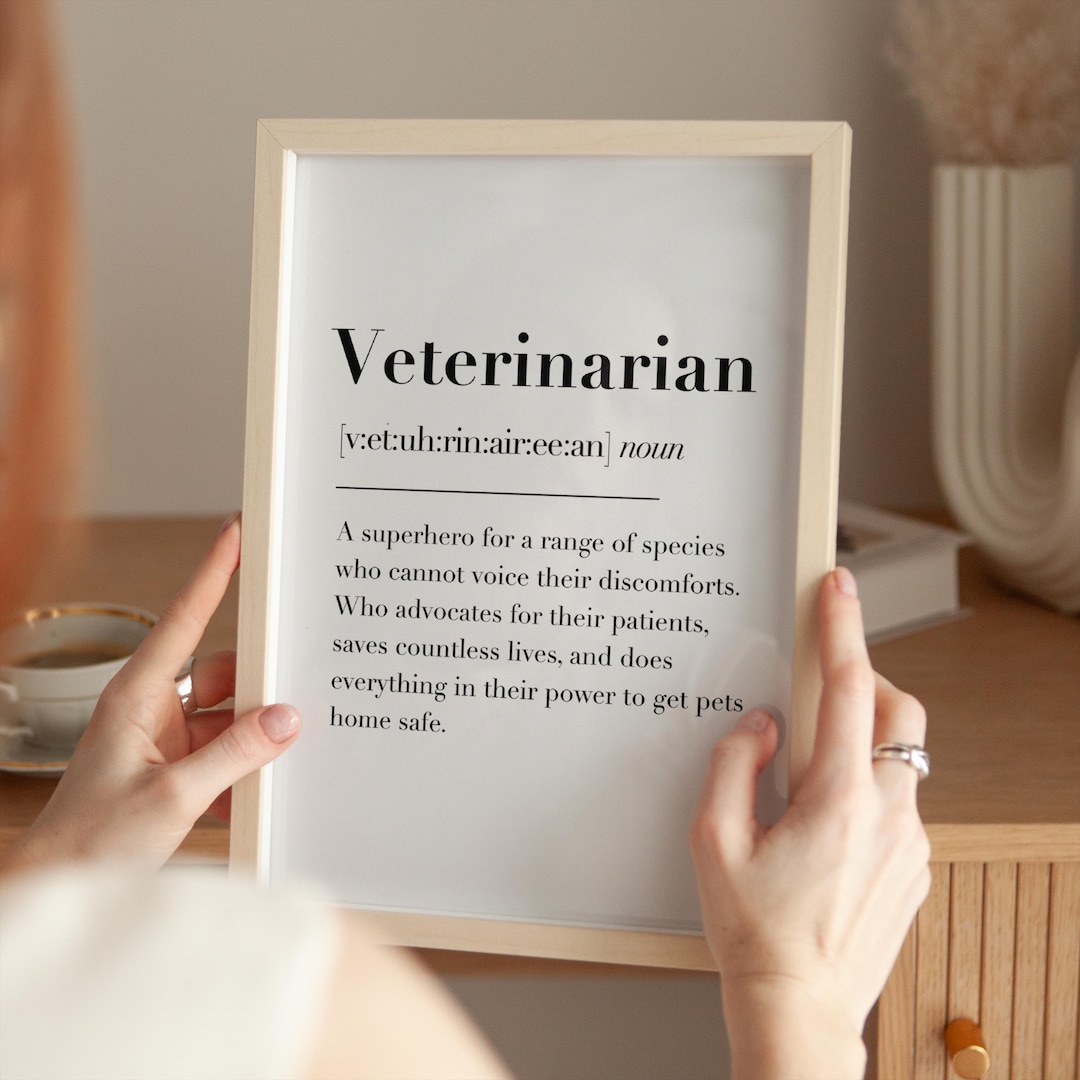Vet Definition Print | Veterinarian Definition Print, DVM Definition ...