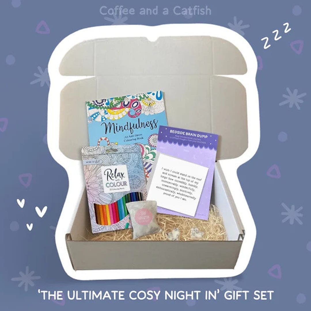 Relaxation Gift Set | Sleep Gift Box, Gift for Stressed Friend, Feel ...