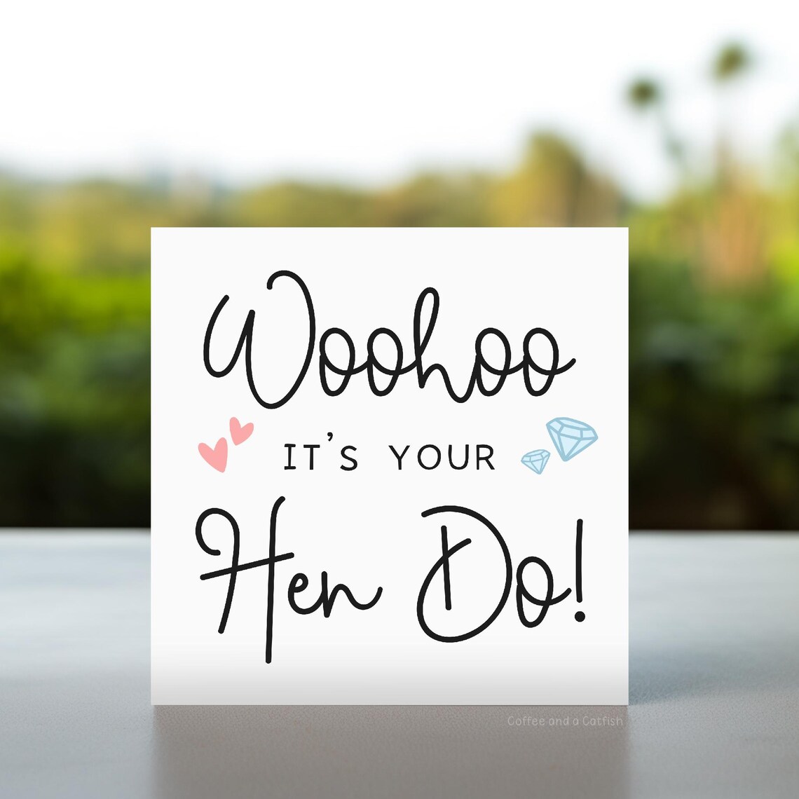 Woohoo It's Your Hen Do Card | Happy Hen Do Card, Hen Party Card for ...