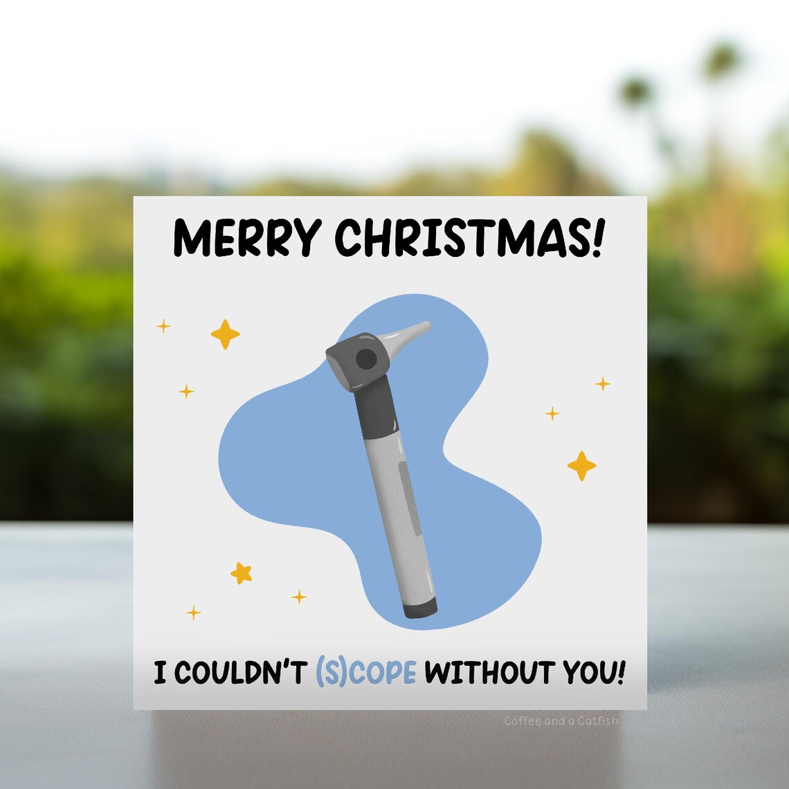 Funny Medical Christmas Cards | Otoscope Christmas Card, Doctor ...