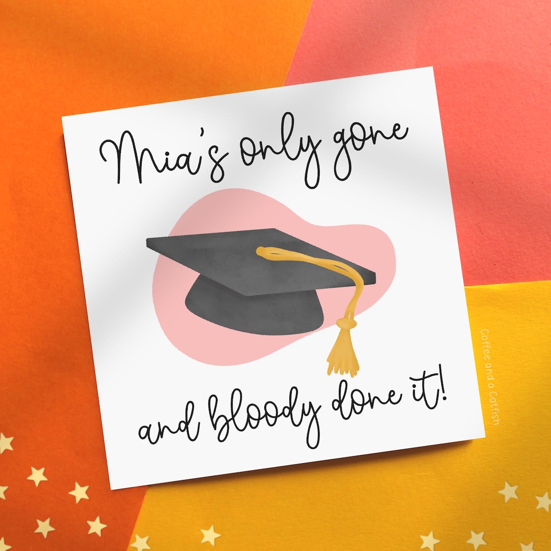 Personalised Graduation Card for Her | Congratulations on Graduating ...