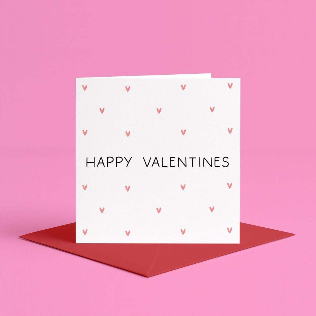 Simple Valentines Day Card | Cute Valentines Day Card, Happy Valentines ...