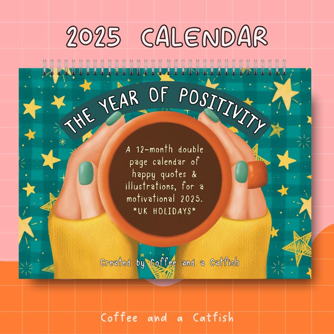 Positivity Calendar 2025 | Secret Santa Gift Idea, Double Page Positive ...