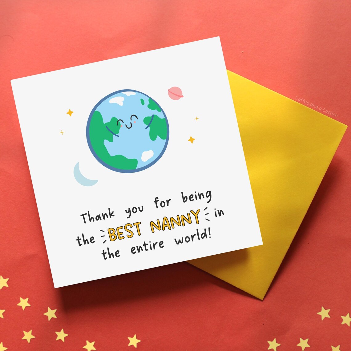 Best Nanny Birthday Card, Best Nanny in the World Card, Best Nanny Ever ...